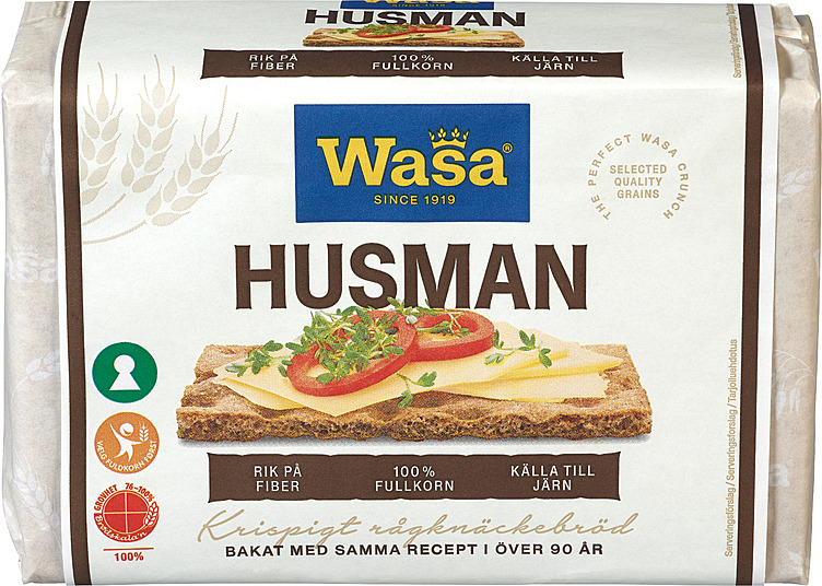 HUSMAN KNEKKEBRØD 260G WASA